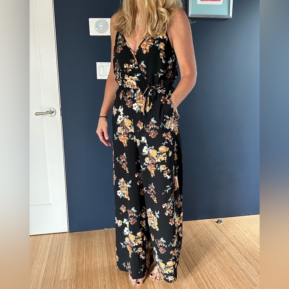 Xhilaration | Pants & Jumpsuits | Floral Jumpsuit | Poshmark
